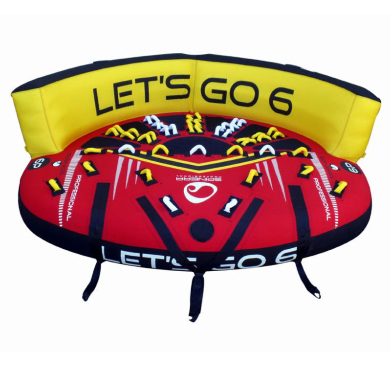 Spinera Professional Let's Go 6 Person Towable Tube — High Tech Water ...